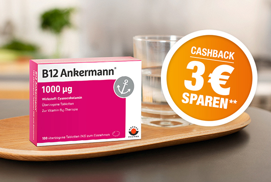 Vitamin B12 Tabletten – hochdosiertes B12 | B12 Ankermann®